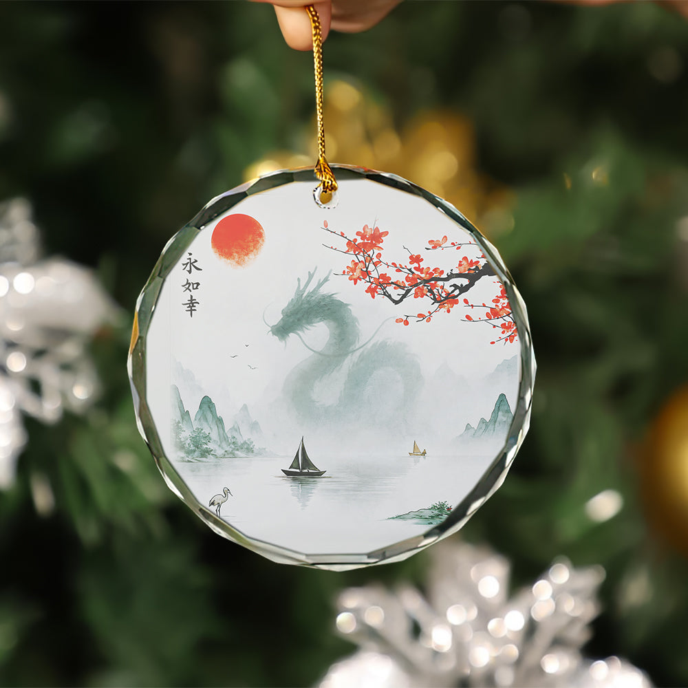 Shenron Dragon Ball Japan Landscape Glass Ornament