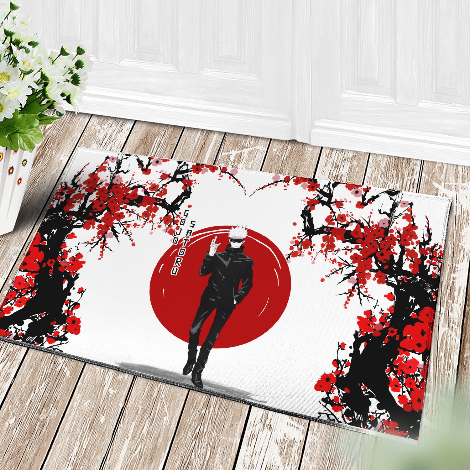 Gojo Satoru Jujutsu Kaisen Anime Japan Doormat Home Decor