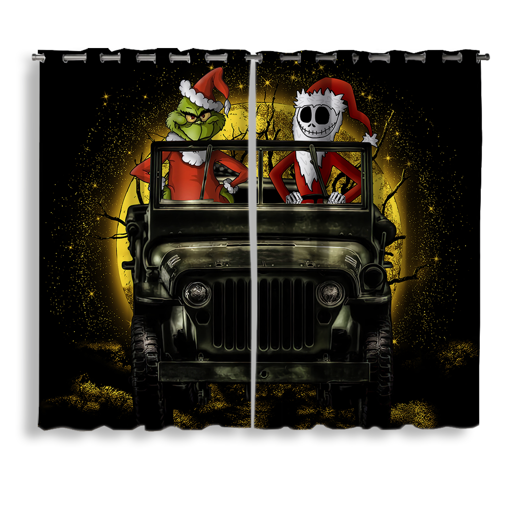 Jack Nightmare Before Christmas And Grinch Ride Jeep Moonlight Halloww