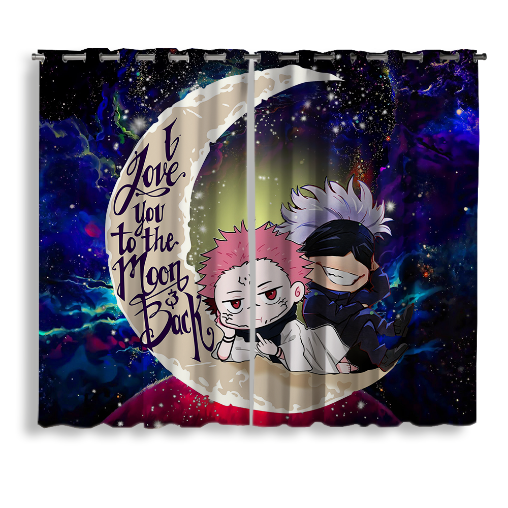 Jujutsu Kaisen Gojo Sakuna Chibi Anime Love You To The Moon Galaxy Win