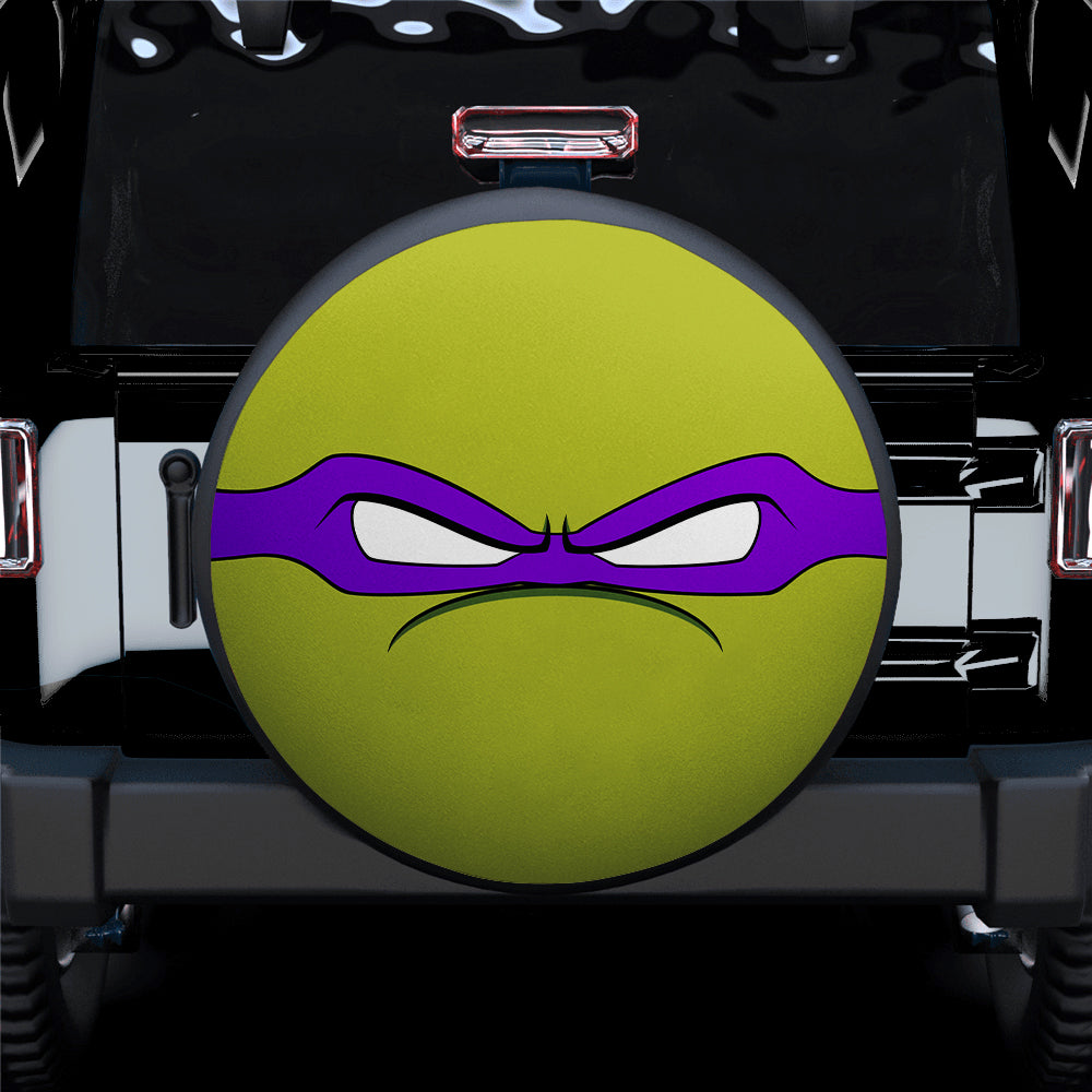 TMNT Ninja Turtle Eyes Purple Jeep Car Spare Tire Covers Gift For Camp