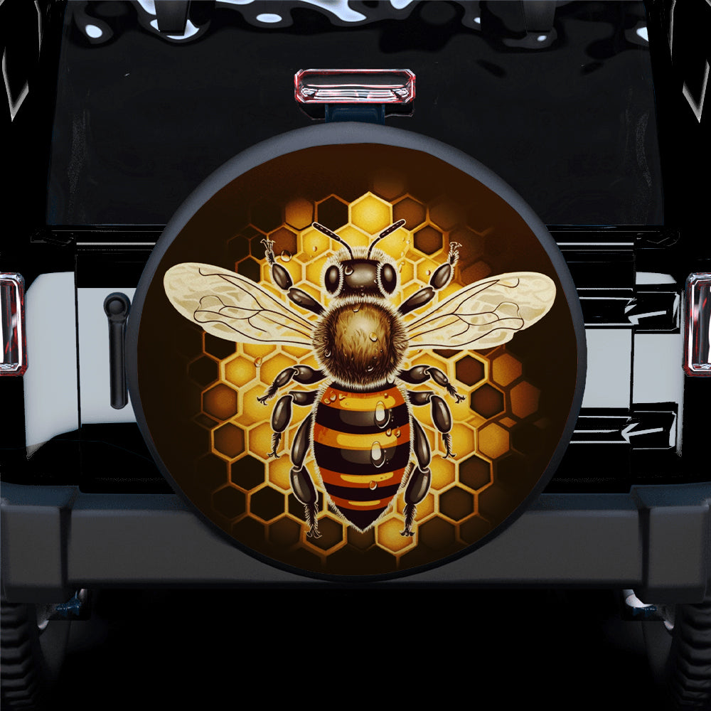 Bee Car Spare Tire Covers Gift For Campers