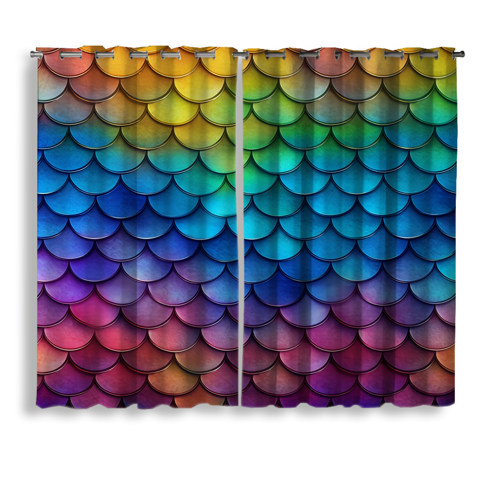Mermaid Window Curtain