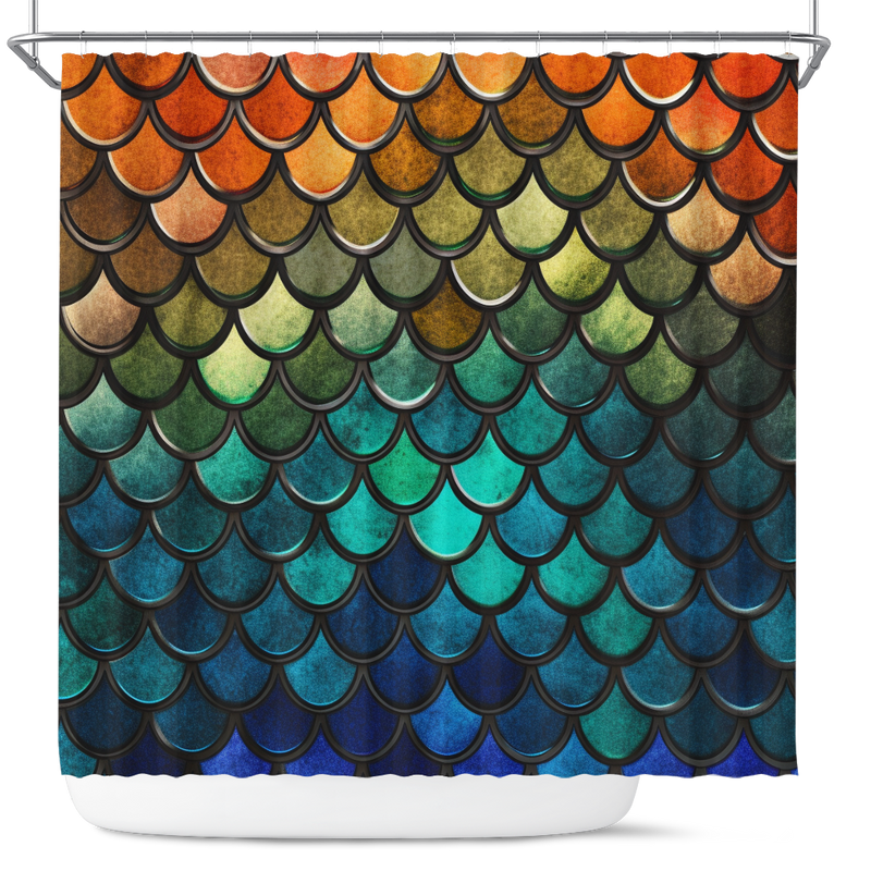 Mermaid Scale Shower Curtain