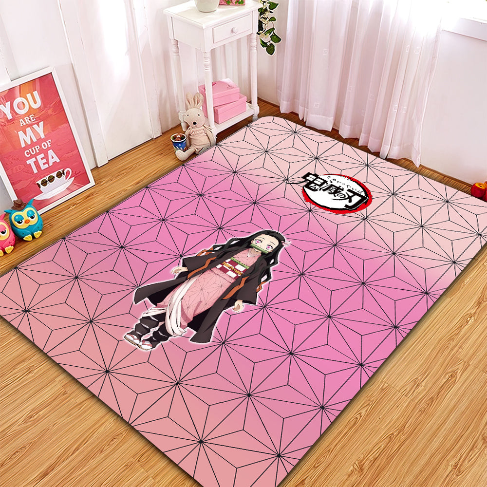 Nezuko Demon Slayer 1 Rectangular Area Rug