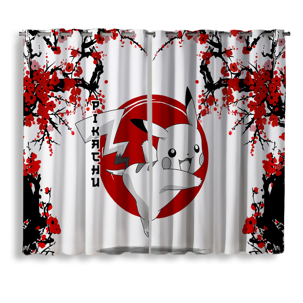 Pikachu Japan Style Window Curtain