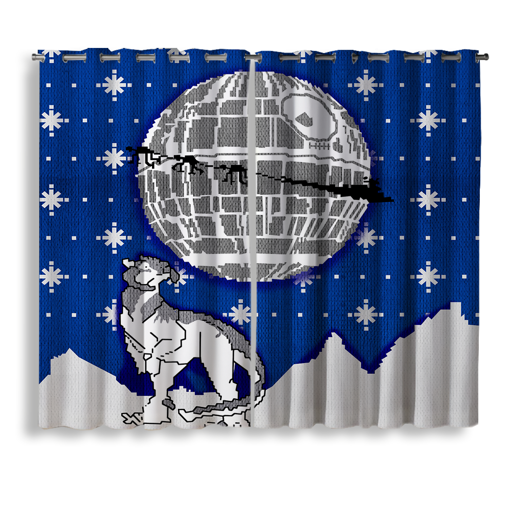Star War Death Star Window Curtain