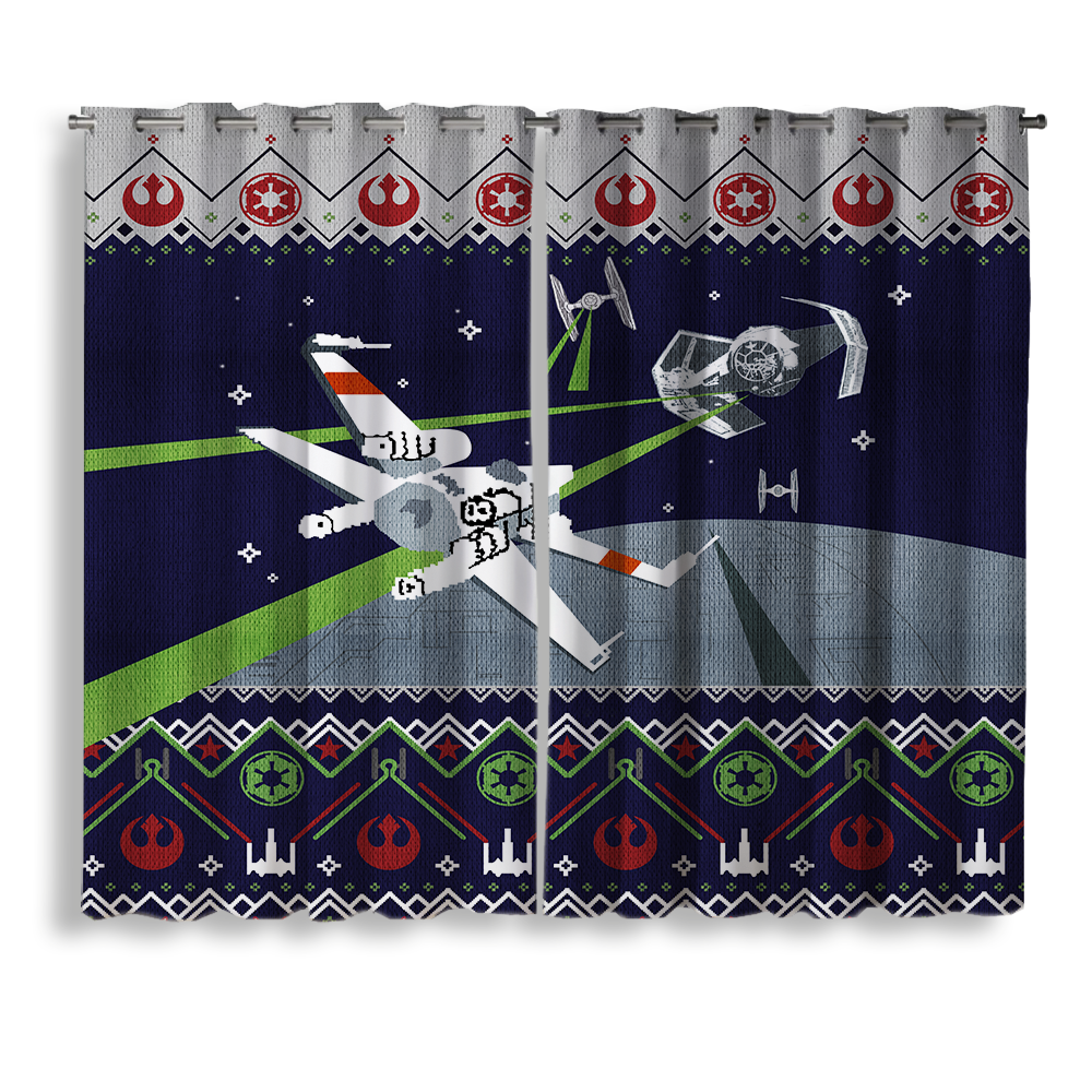 Star War Space Window Curtain