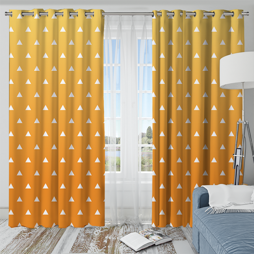 Zenitsu Classic Thunder Pattern Demon Slayer Kimetsu No Yaiba Anime Wi