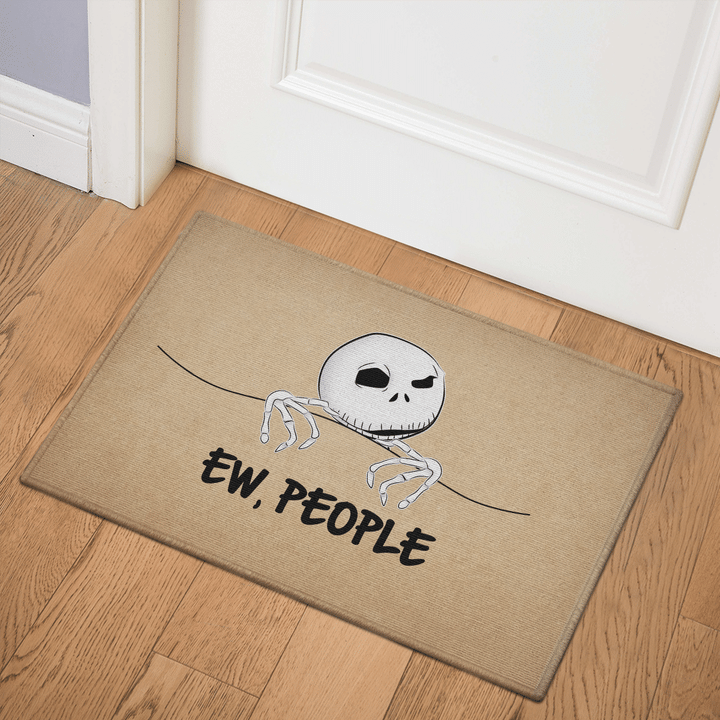 Jack Skellington Ew People Doormat Home Decor