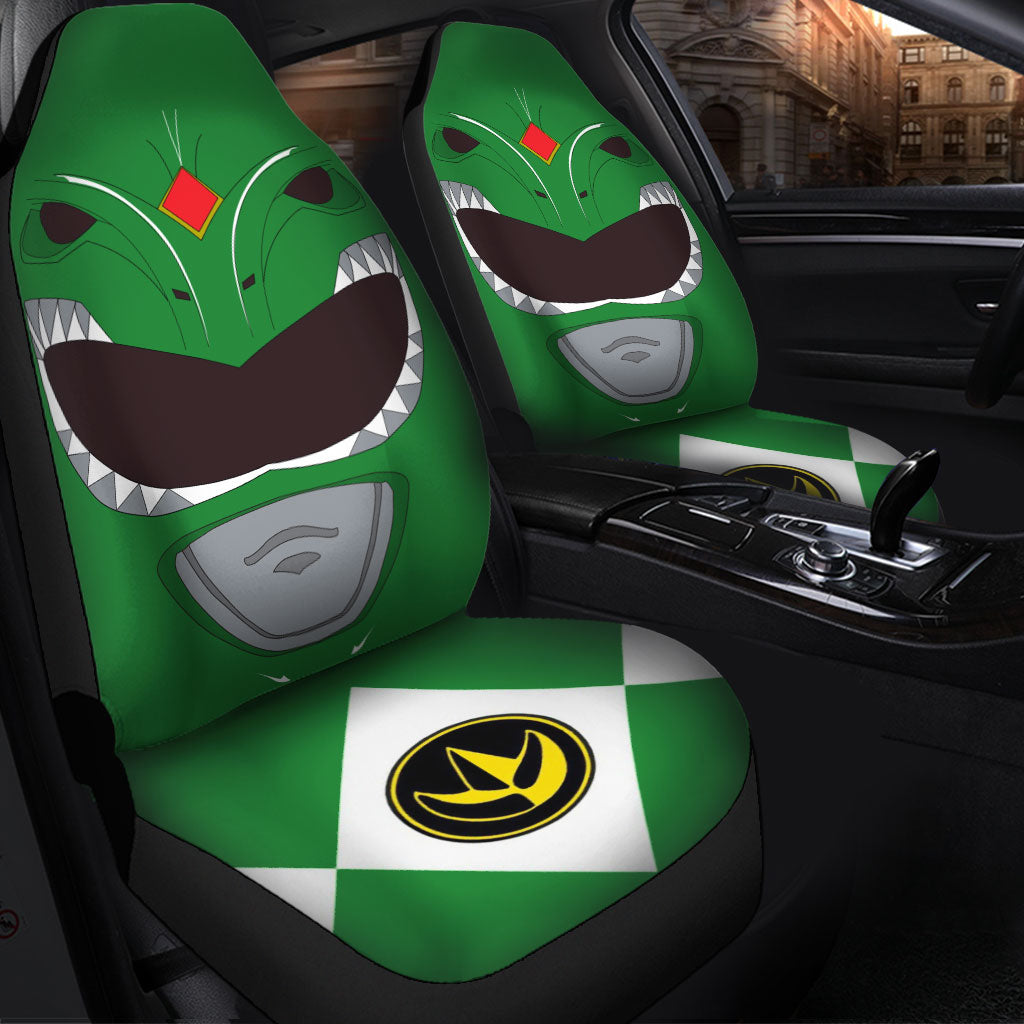 Green Mighty Morphin Power Rangers Car Seat Covers