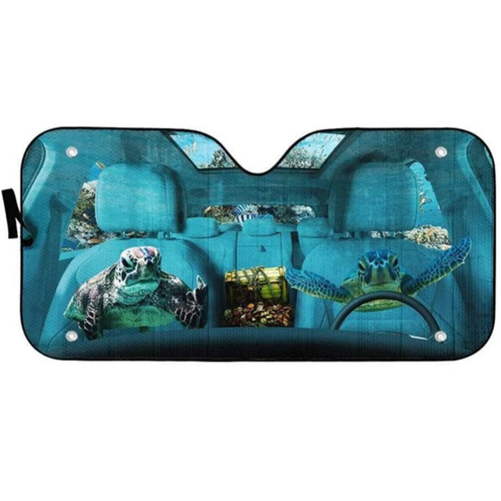 Turtle Custom Car Auto Sun Shades Windshield Accessories Decor Gift
