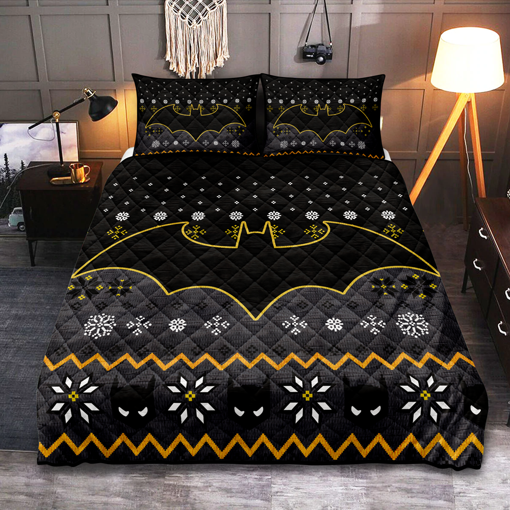 Batman Christmas Quilt Bed Sets