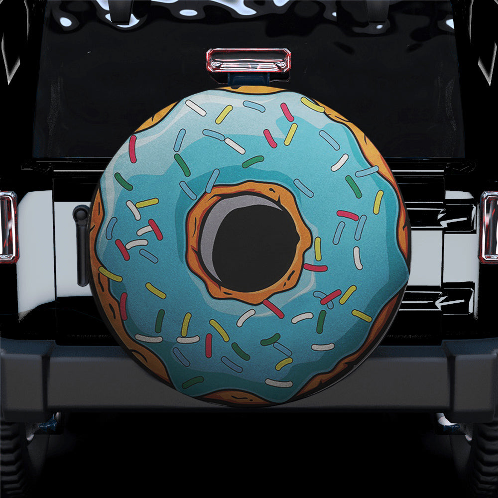 Blue Sprinkle Doughnut Spare Tire Cover