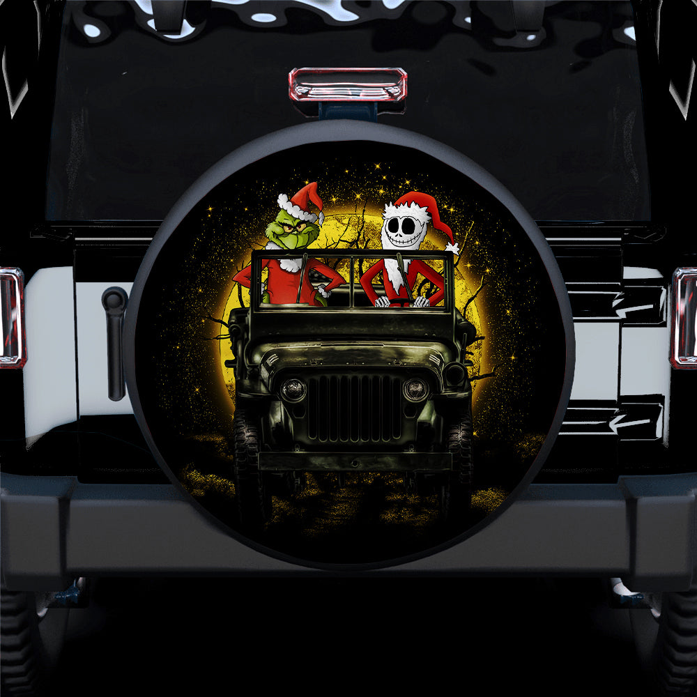 Jack Nightmare Before Christmas And Grinch Ride Jeep Moonlight Hallowe