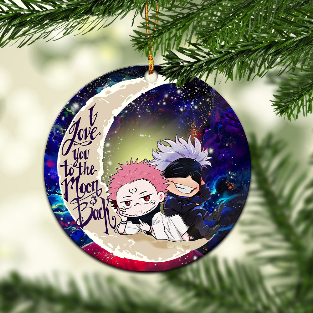 Jujutsu Kaisen Gojo Sakuna Chibi Anime Love You To The Moon Galaxy Mic