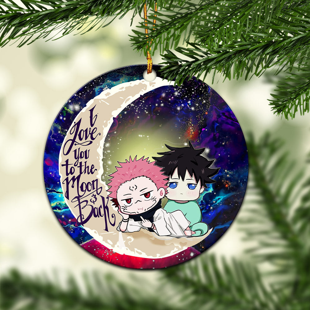 Jujutsu Kaisen Gojo Sakuna Love You To The Moon Galaxy Mica Circle Orn