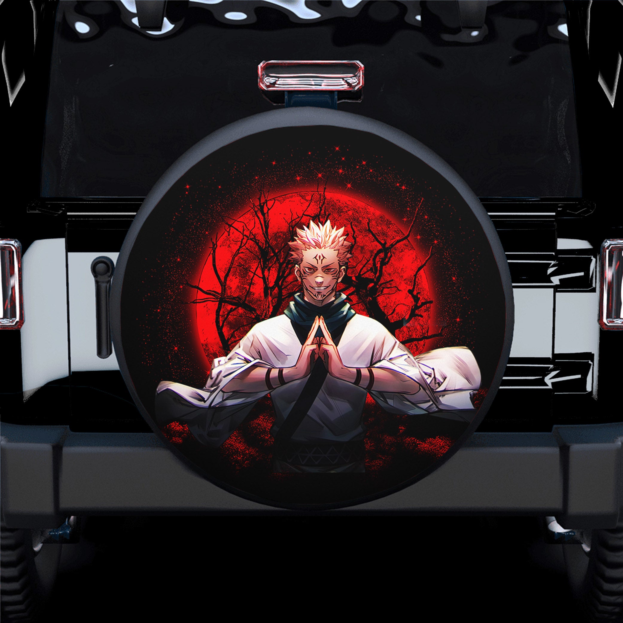 Sukuna Wiki Jujutsu Kaisen Spare Tire Cover