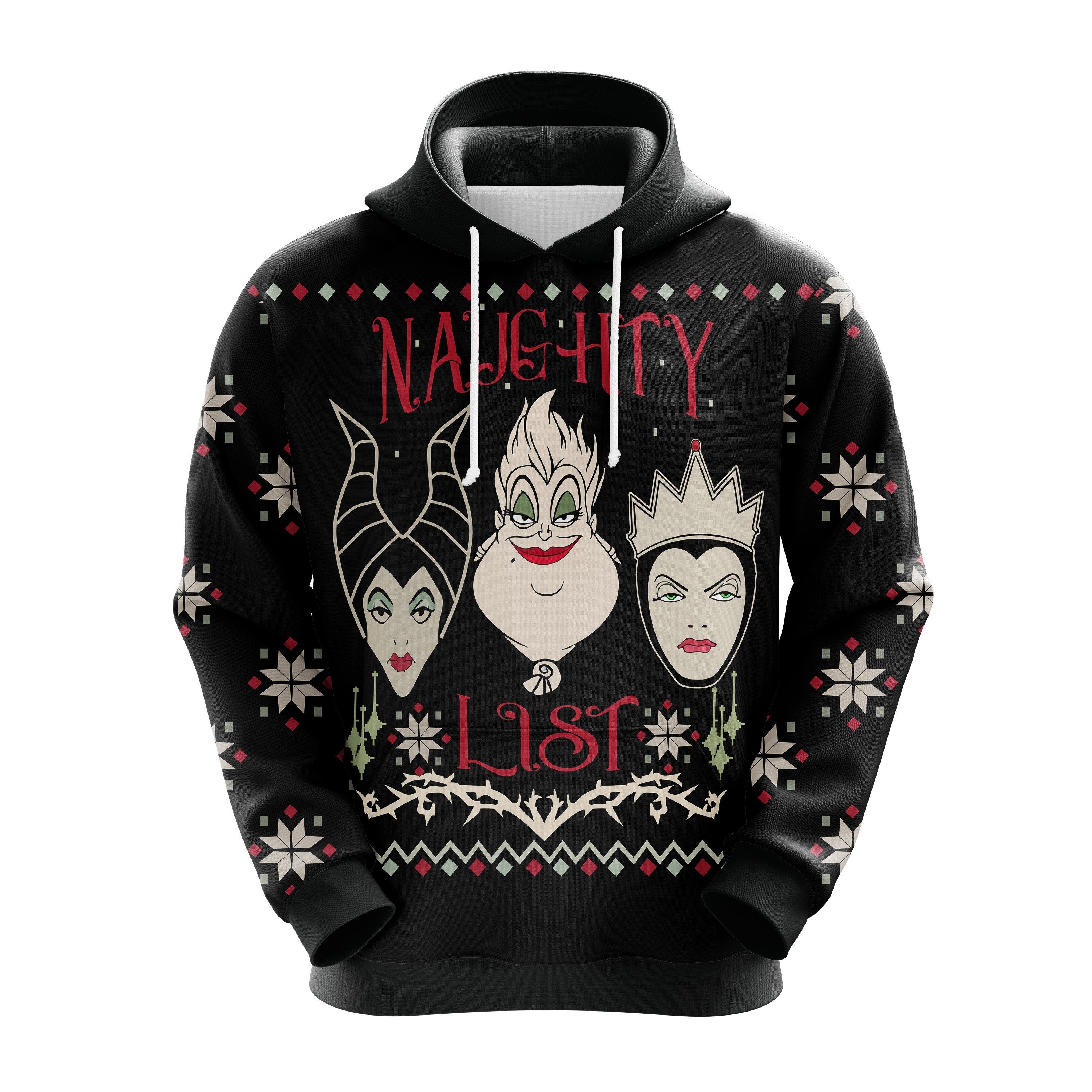 Villains Naughty Christmas Cute Noel Mc Ugly Hoodie Amazing Gift Idea