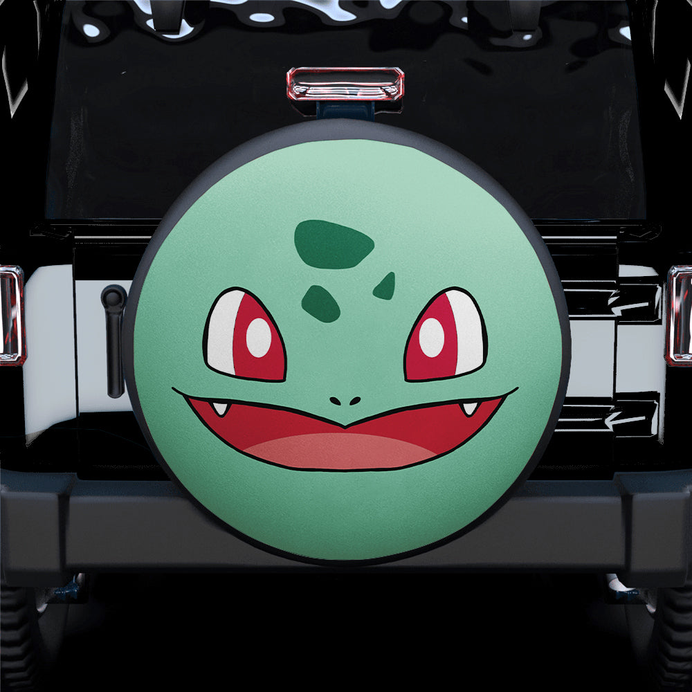 Bulbasaur Pokemon Face Car Spare Tire Covers Gift For Campers