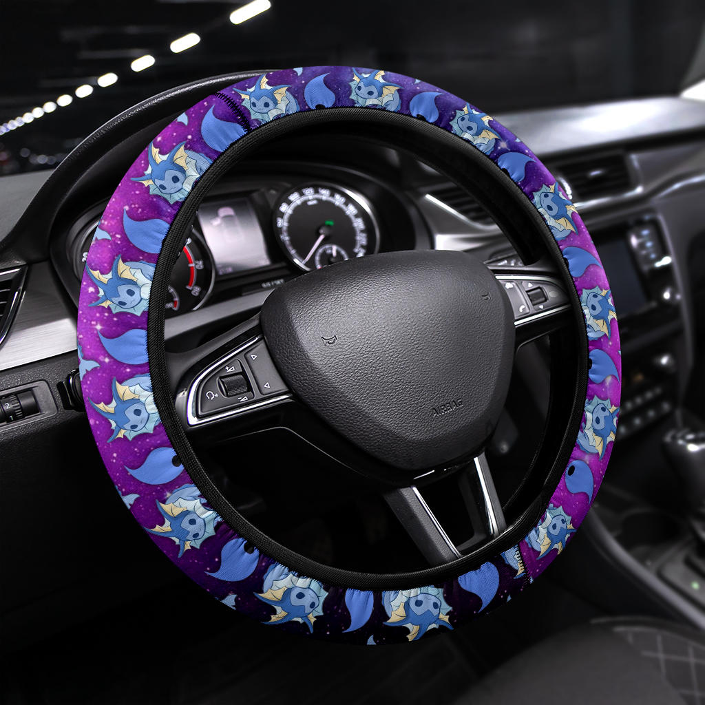 Pokemon Galaxy Vaporeon Eevee Evolution Car Steering Wheel Cover