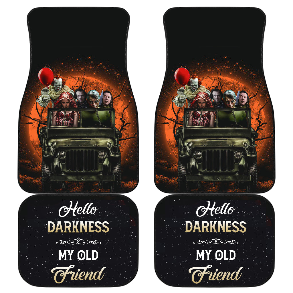 Pennywise Horror Ride Jeep Halloween Darkness Moonlight Car Floor Mats