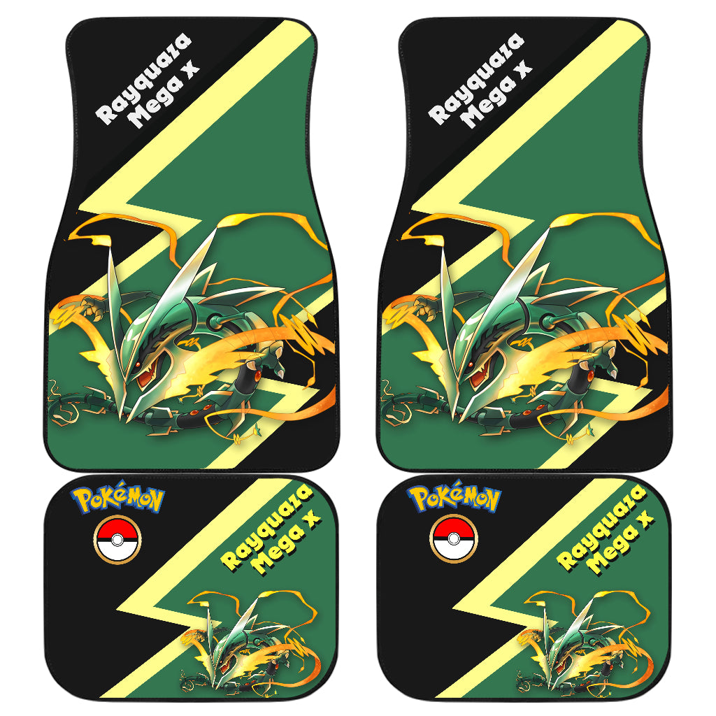 Mega Rayquaza Pokemon Car Floor Mats Car Accessories