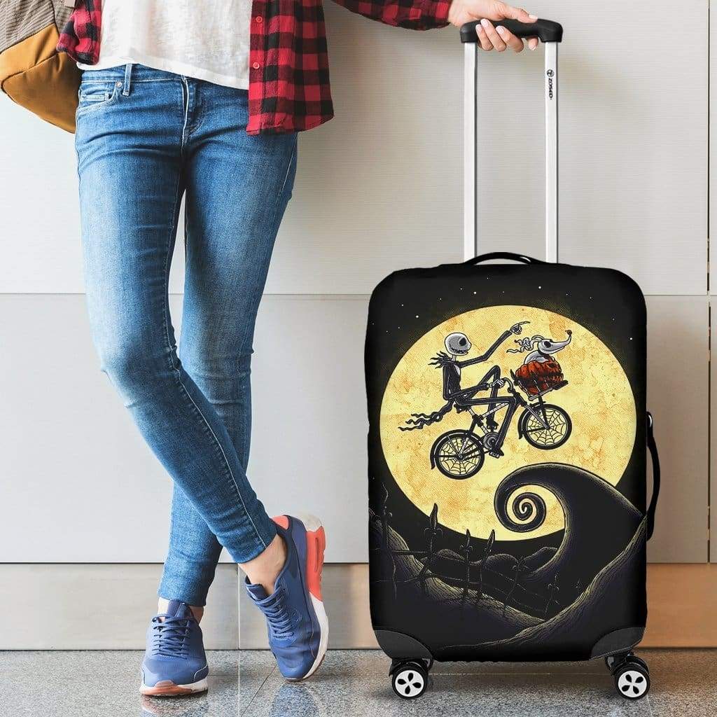 Jack Skellington Moon Luggage Cover Suitcase Protector