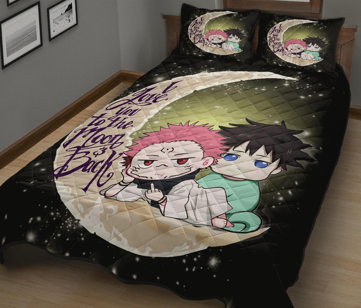 Jujutsu Kaisen Megumi Sukuna Chibi Cute Anime Quilt Bed Sets