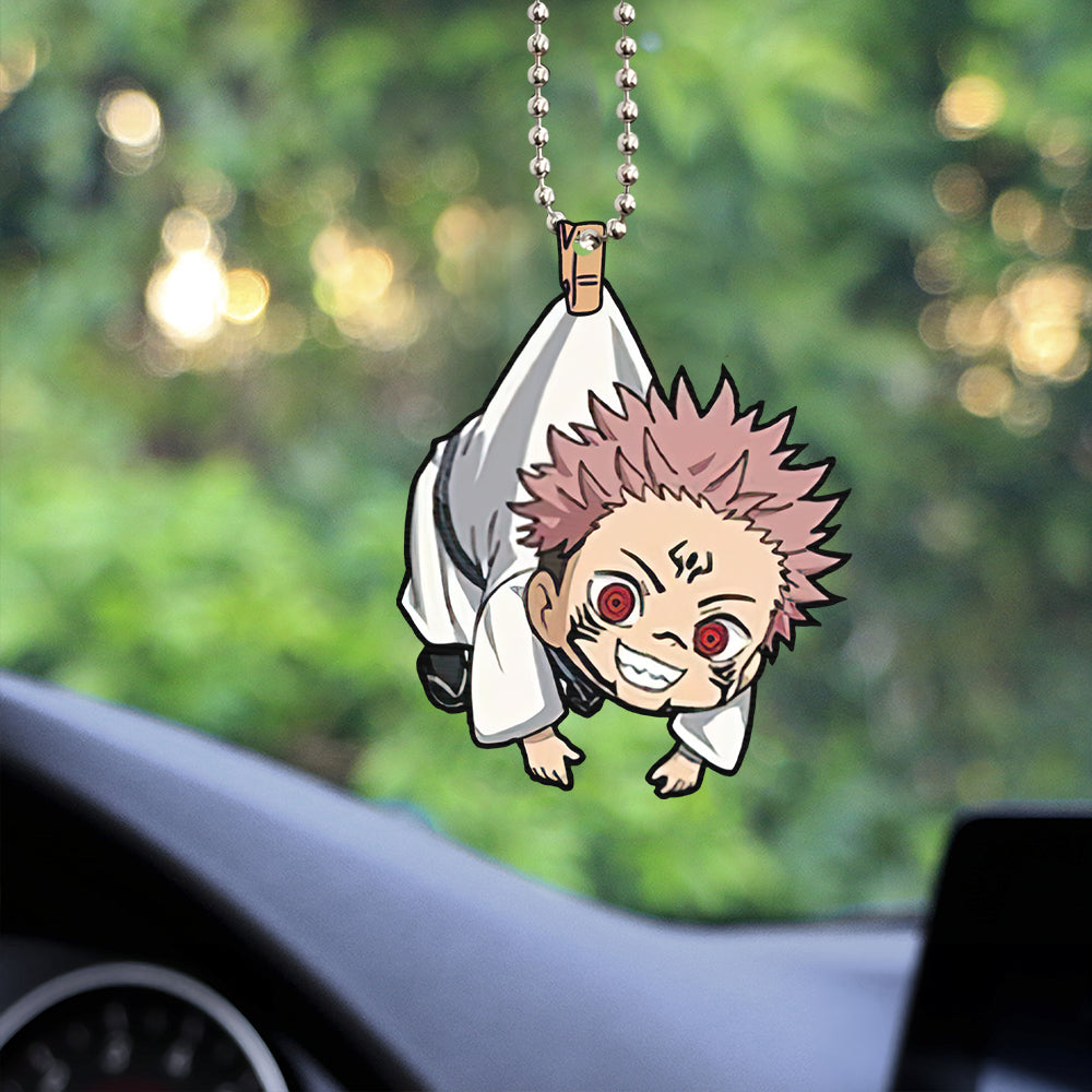 Sukuna Jujutsu Kaisen Anime Car Ornament Custom Car Accessories Decora