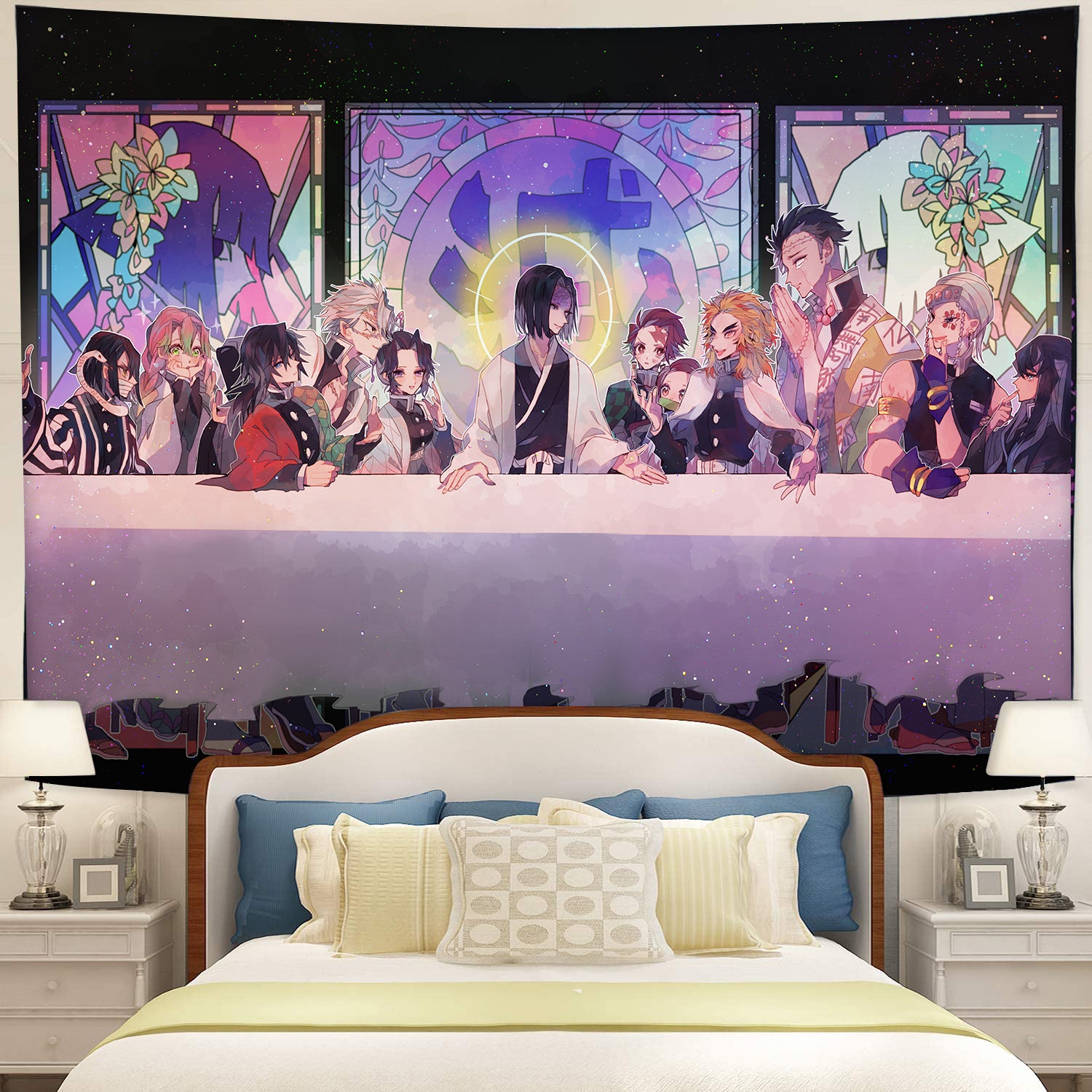 Kimetsu No Yaiba Demon Slayer Hashira Anime Tapestry Room Decor