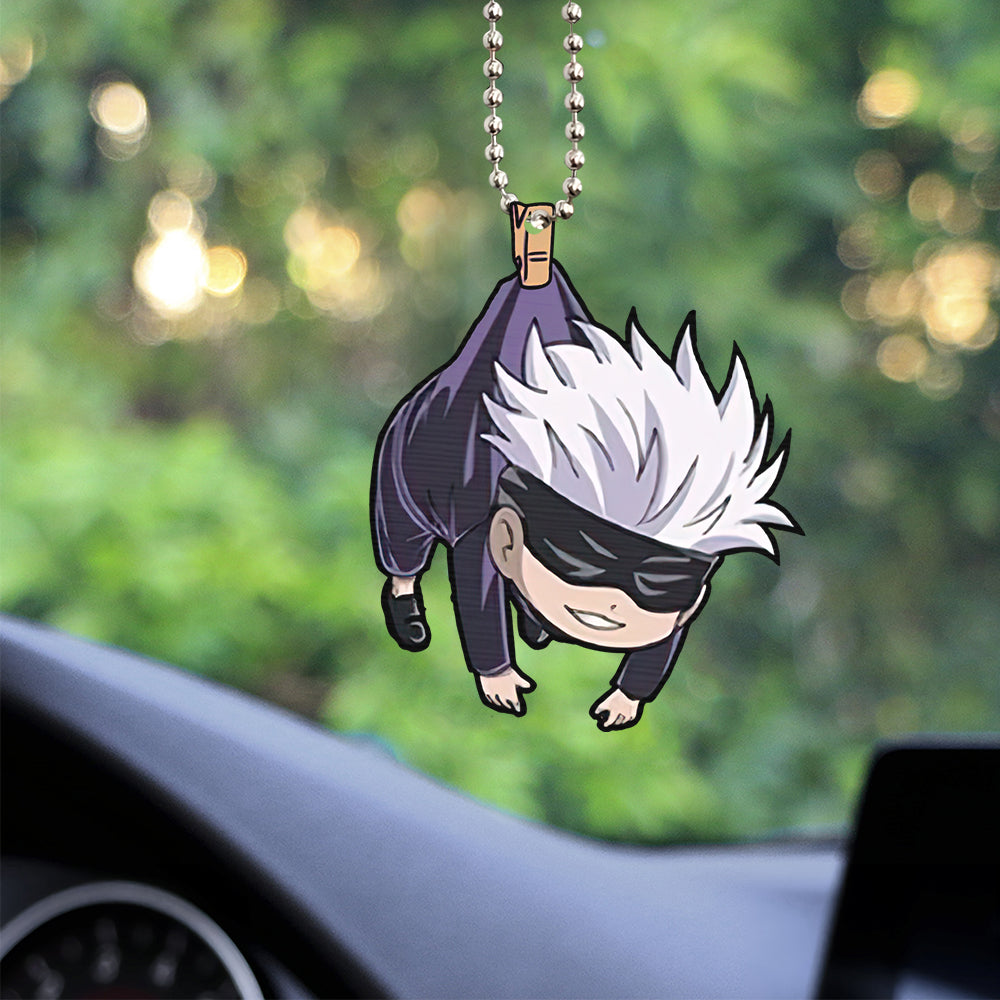 Gojo Satoru Jujutsu Kaisen Anime Car Ornament Custom Car Accessories D